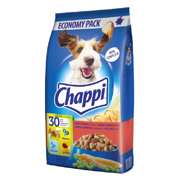 Chappi, hrana uscata cu aroma de Vita, 9 kg